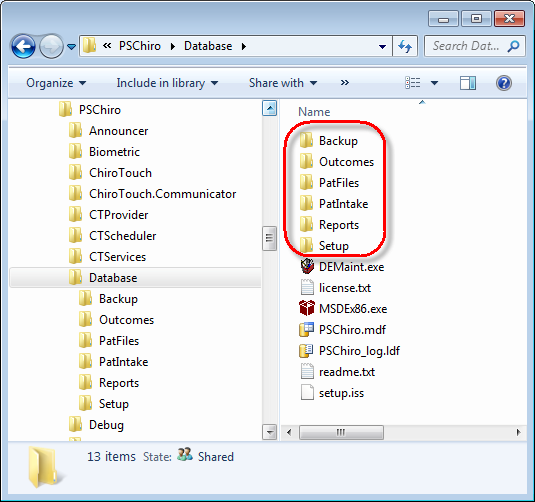 Exporting From Chiro Touch