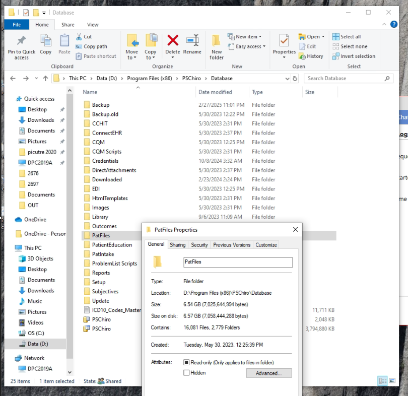 Exporting From Chiro Touch